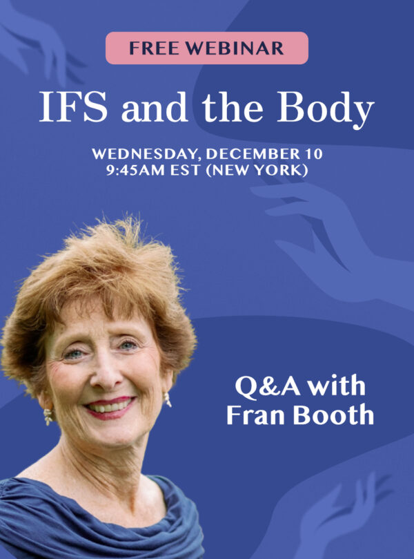 Free IFS webinar with Fran Booth - IFS and the Body